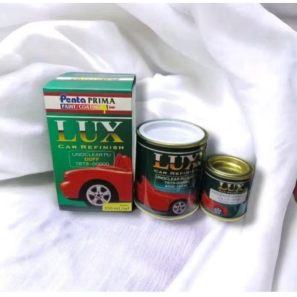 Jual Promo Lux Car Refinish UnoClear Coat Pu Gloss Pernis Vernis ...