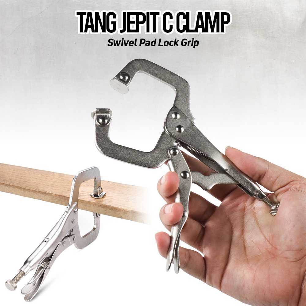 Jual Tang Jepit C Clamp Swivel Pad Lock Grip - RLP-CP6 Tang Jepit Buaya ...