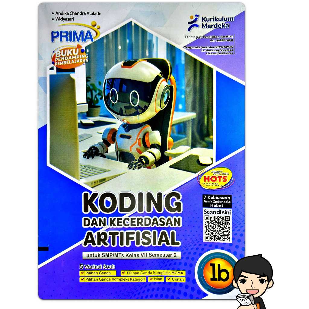 Jual BUKU LKS CODING KODING DAN KECERDASAN ARTIFISIAL AI KKA SMP KELAS VII 7 SEMESTER 2 2025 ...