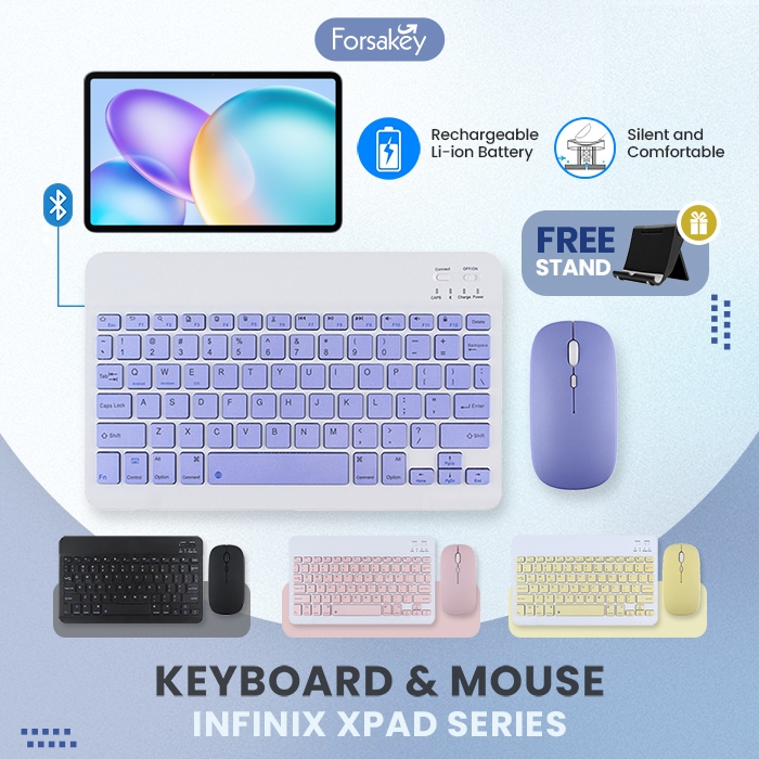 Jual ( KEYBOARD + MOUSE ) for Tablet Infinix XPad 30e 2026 20 Pro 12" X ...