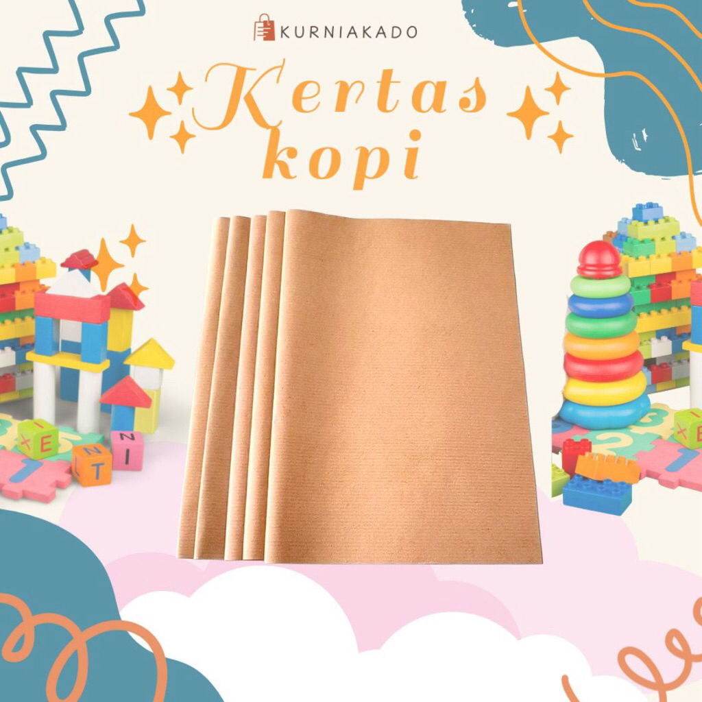 Jual Kertas sampul coklat padi ,kertas kopi pcs panjang 90 x 120 ...