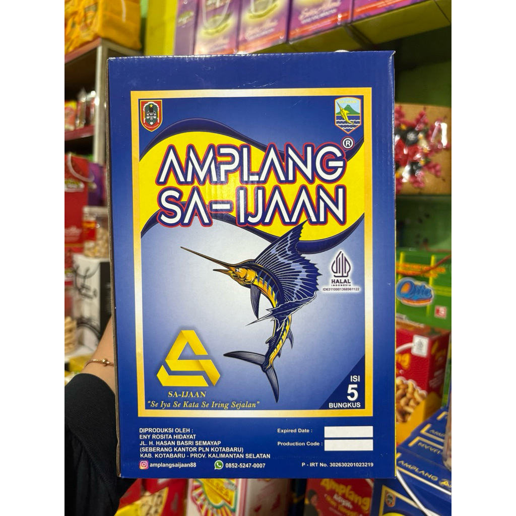 Jual Amplang dus isi 5 Saijaan | Aisyah | Mawar Sari | Shopee Indonesia