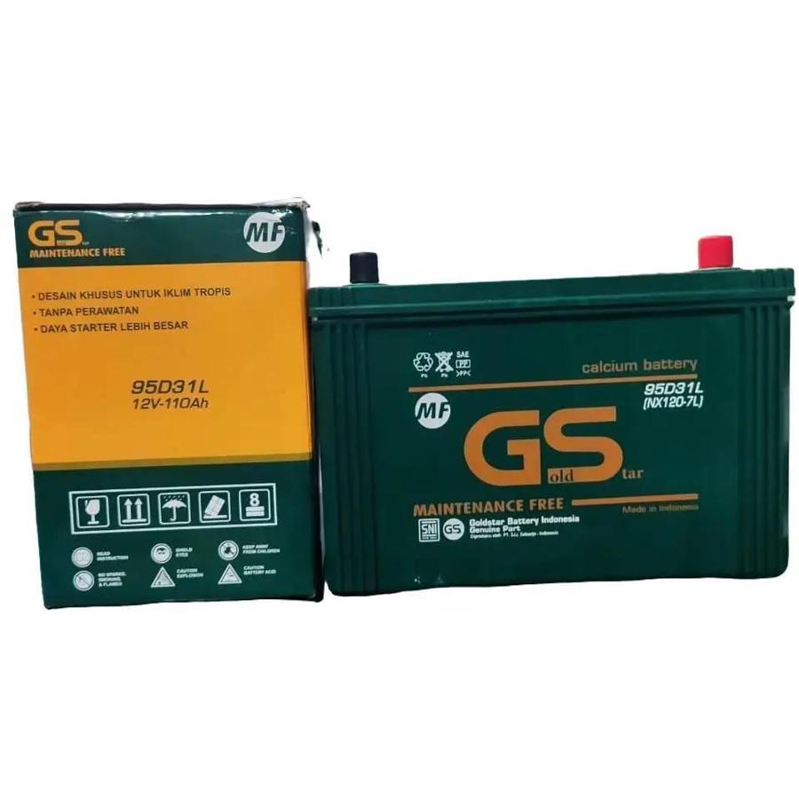 Jual Aki Mobil KERING GS MF NX120-7L 95D31L 12V 110Ah AKI KERING PAJERO ...