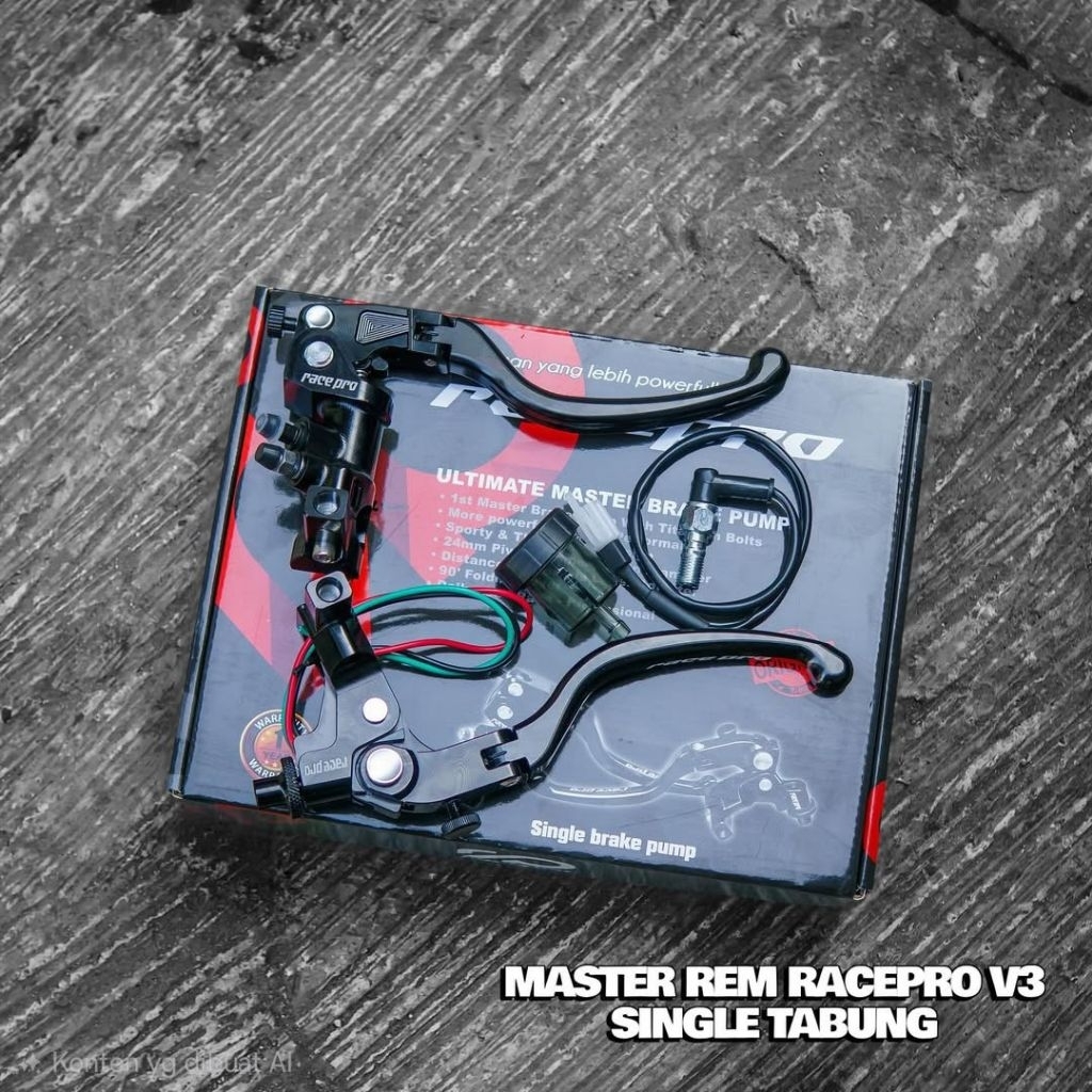 Jual MASTER REM RACEPRO V3 SINGLE RADIAL 17MM SET KOPLING UNIVERSAL ...