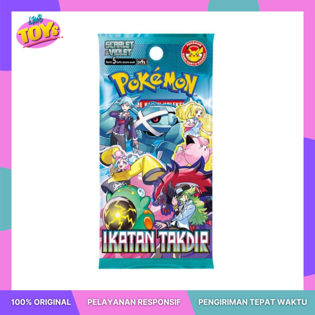 Jual [LMB Toys] Booster Pack Pokemon TCG SV5 – Ikatan Takdir (Isi 5 ...