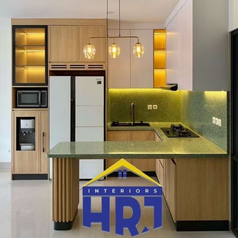 Jual kitchen set custom / kitchen set hpl / custom kitchen set | Shopee ...