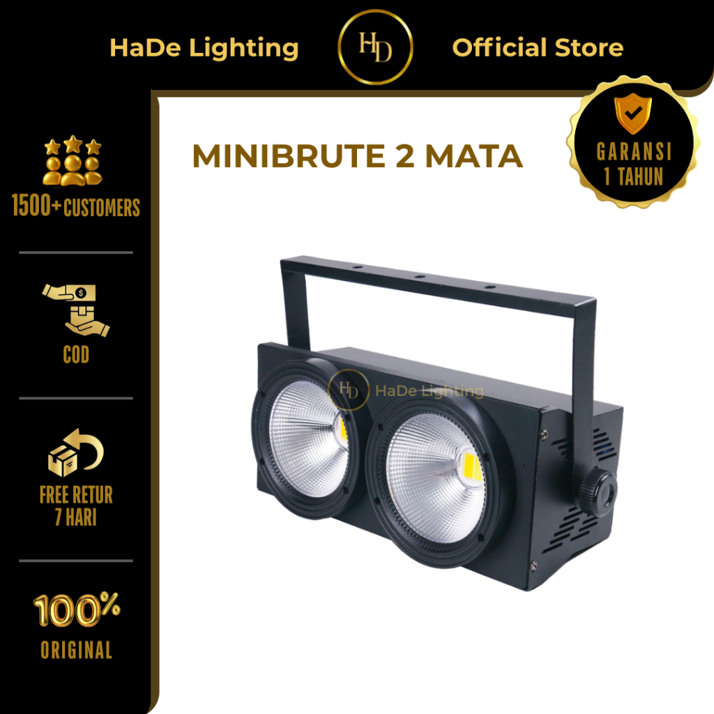 Jual Minibrute 2 Mata 200 Watt - Lampu Sorot Panggung Mini Brute 2 Mata ...