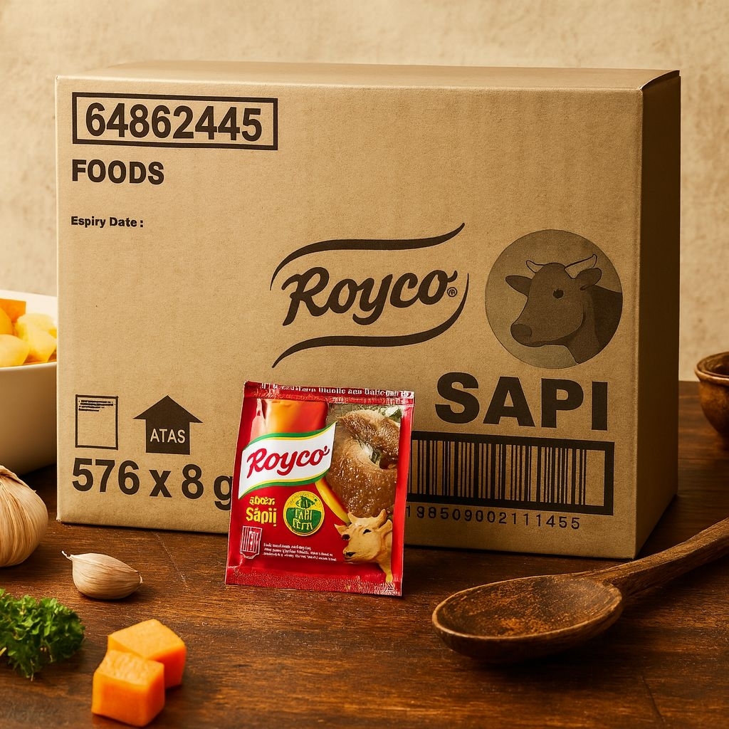 Jual Penyedap Rasa Royco Renceng 8gr – 1 Dus Isi 576 pcs | Bumbu Kaldu ...