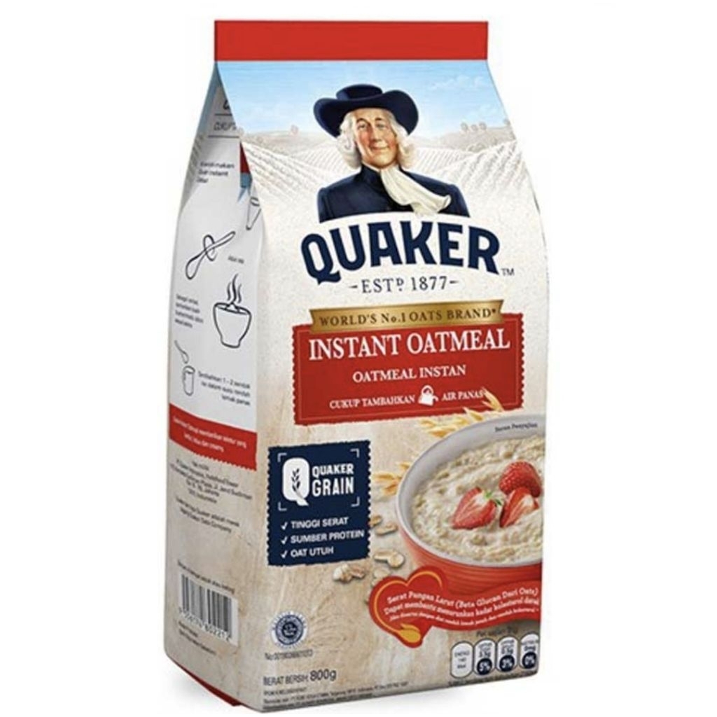 Jual QUAKER Instant Oatmeal 800 g | Shopee Indonesia