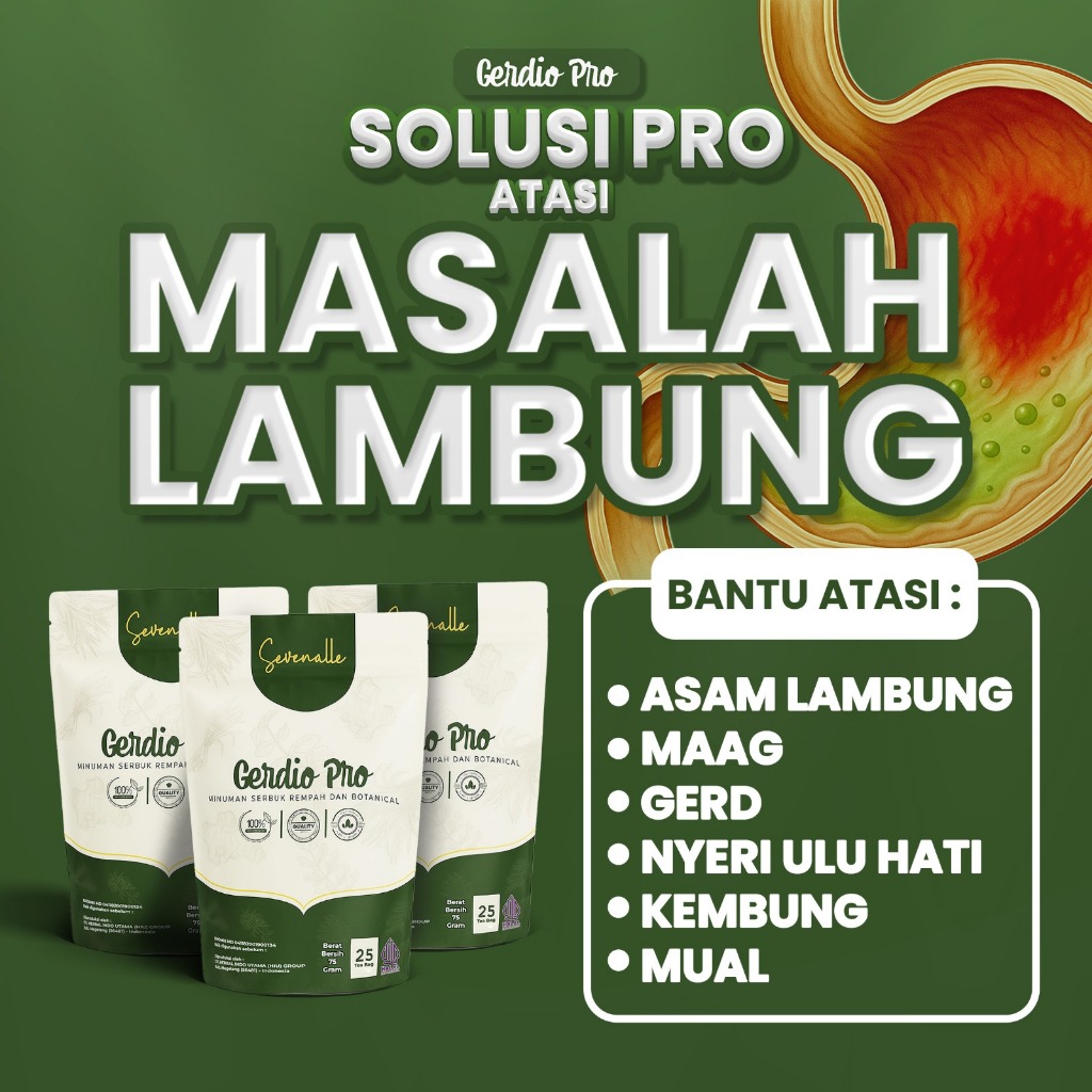 Jual Gerdio Pro 3 Box - Spesialis Asam Lambung Gerd Magh Maag Kronis ...