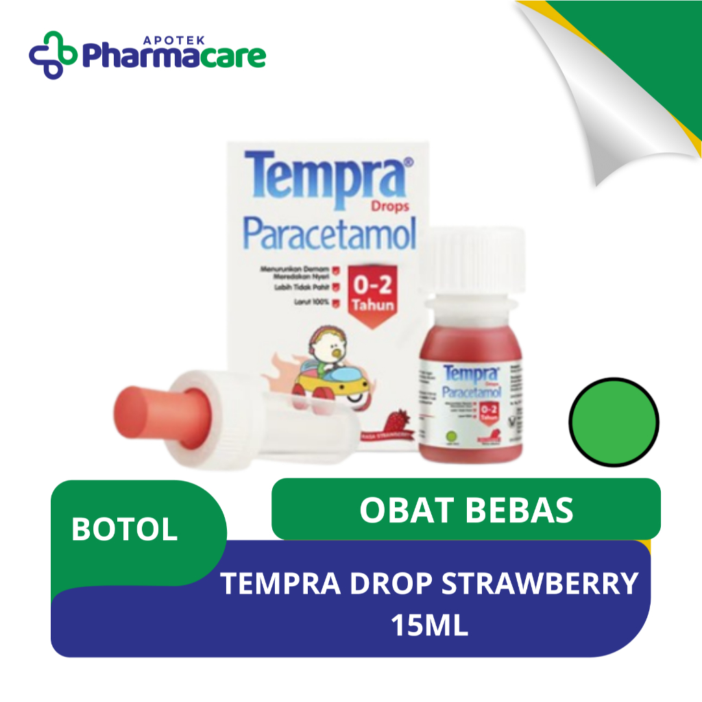 Jual PHARMACARE | TEMPRA DROP STRAWBERRY 15 ML | PARACETAMOL BAYI ...