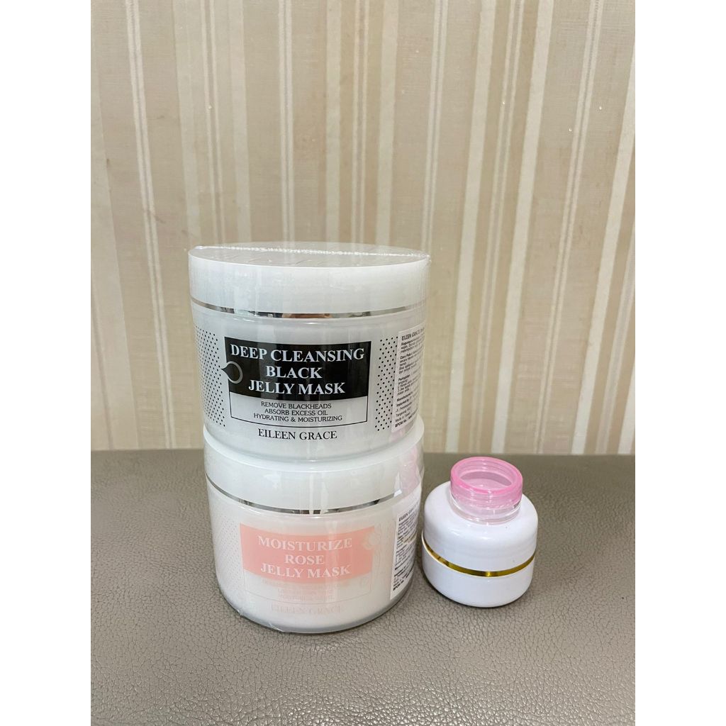 Jual Eileen Grace Moisturize Rose jelly mask deep cleansing black jelly ...