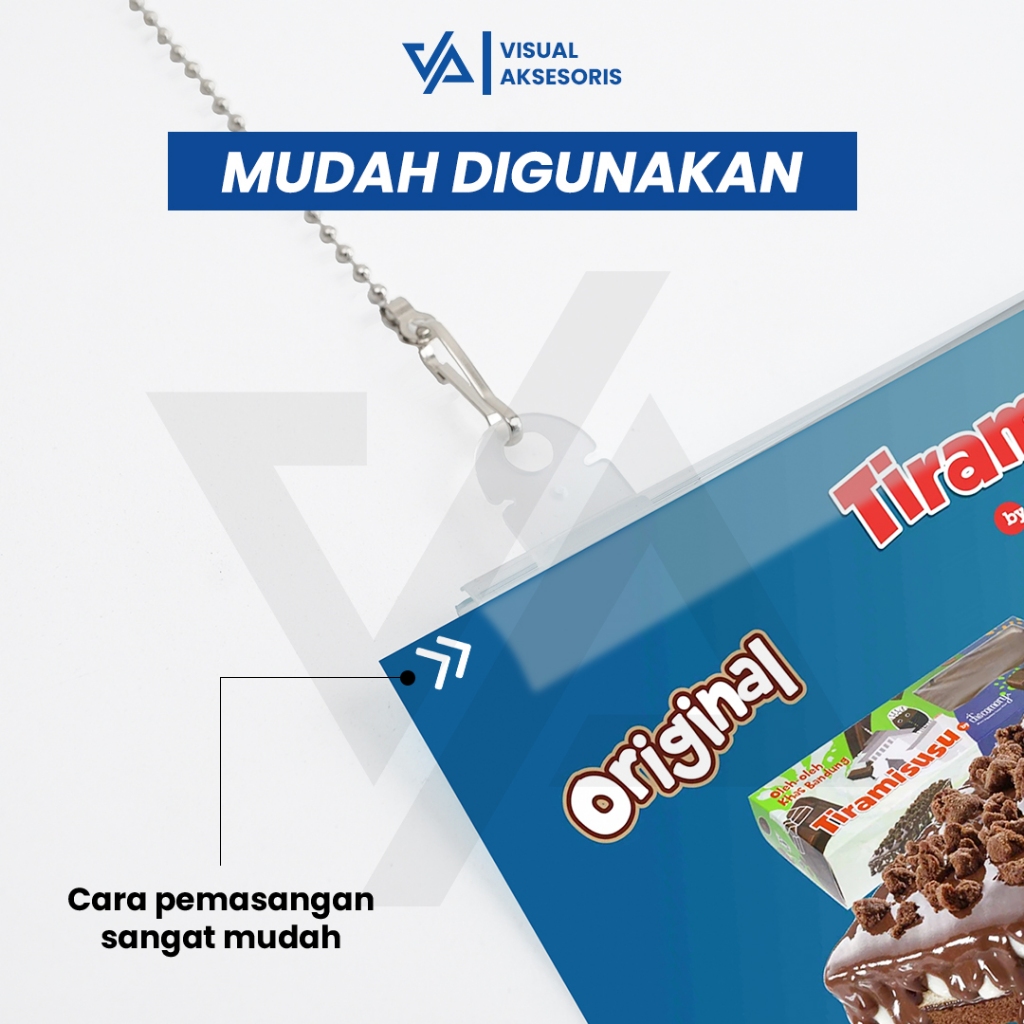 Jual Hanging Banner Akrilik 40cm/60cm | Alat Gantung Poster | Frame ...