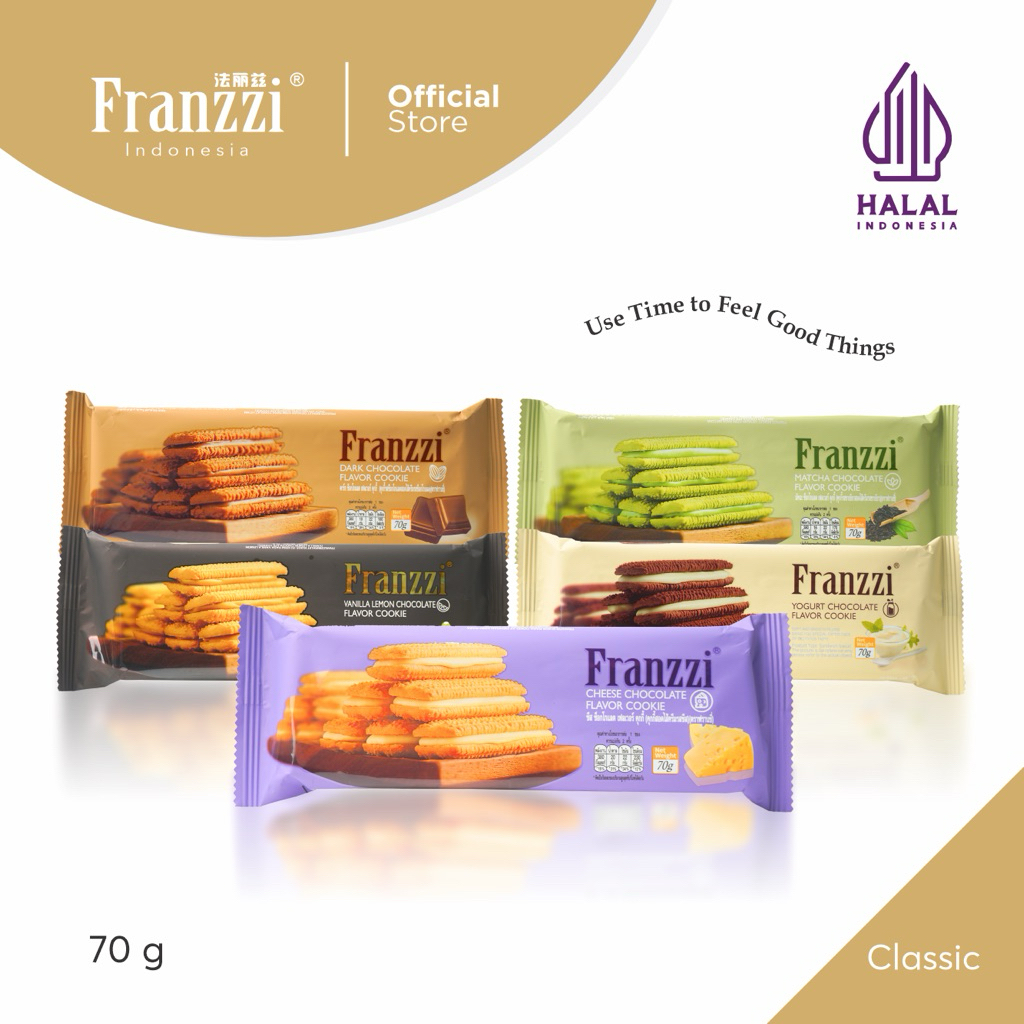 Jual Franzzi Cookies 70g - Biskuit Halal Rasa Matcha / Chocolate ...