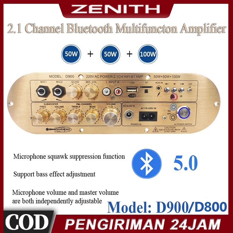 Jual D900/D800/D1500 High-Power Subwoofer BT Bluetooth Digital ...