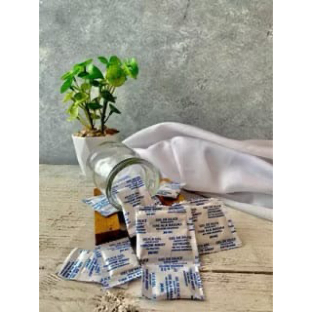 Jual Silica Gel Natural 100 grmp Food Grade / Anti Jamur | Shopee Indonesia