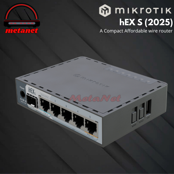 Jual Mikrotik E62iUGS-2axD5axT | hEX S (2025) affordable wired router ...
