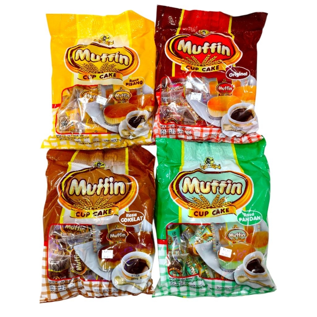 Jual Pusan Mufin Cup cake isi 20pcs (360 gr) muffin rasa original ...
