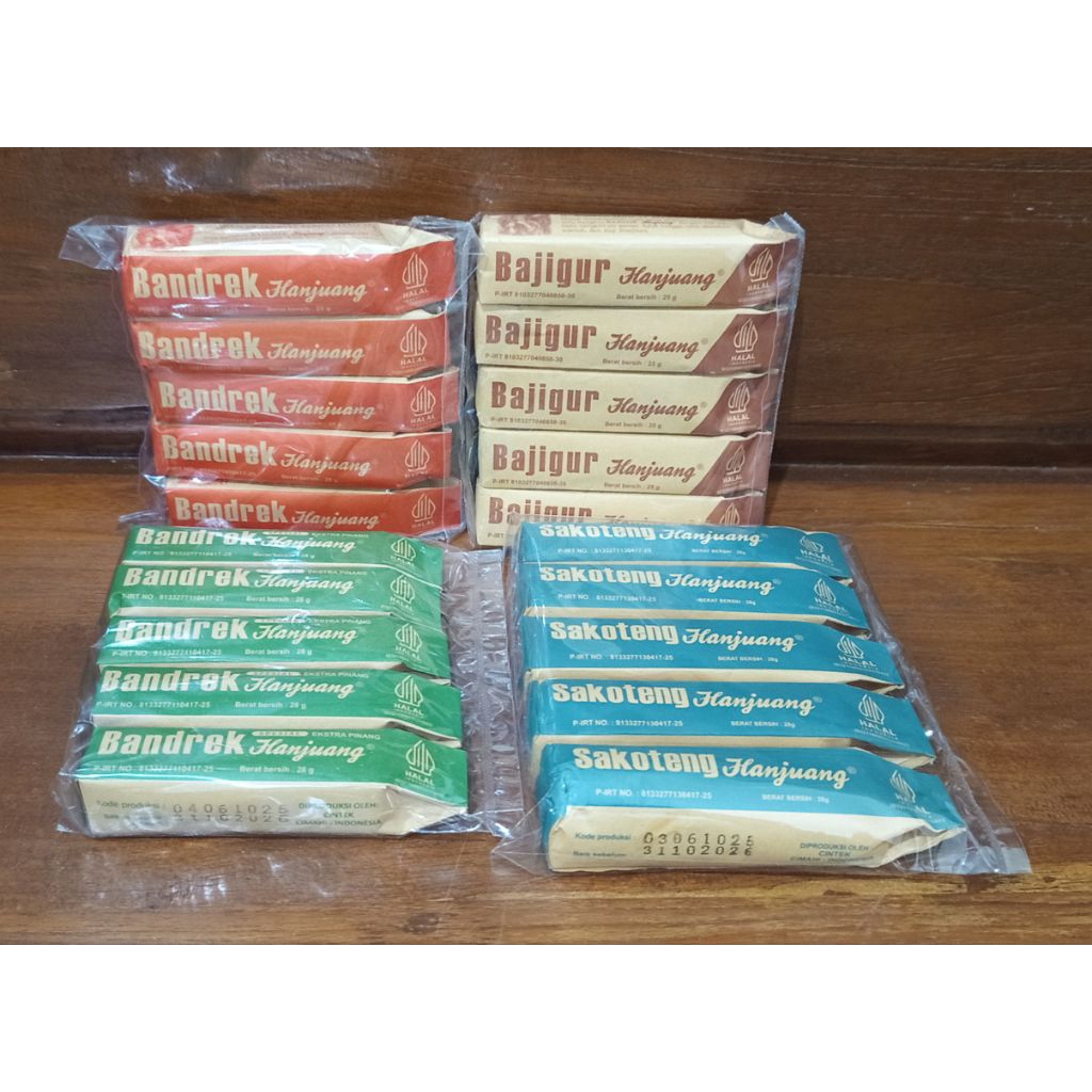 Jual Bandrek, Bajigur, Sakoteng Hanjuang Kemasan Plastik isi 5 sachet ...
