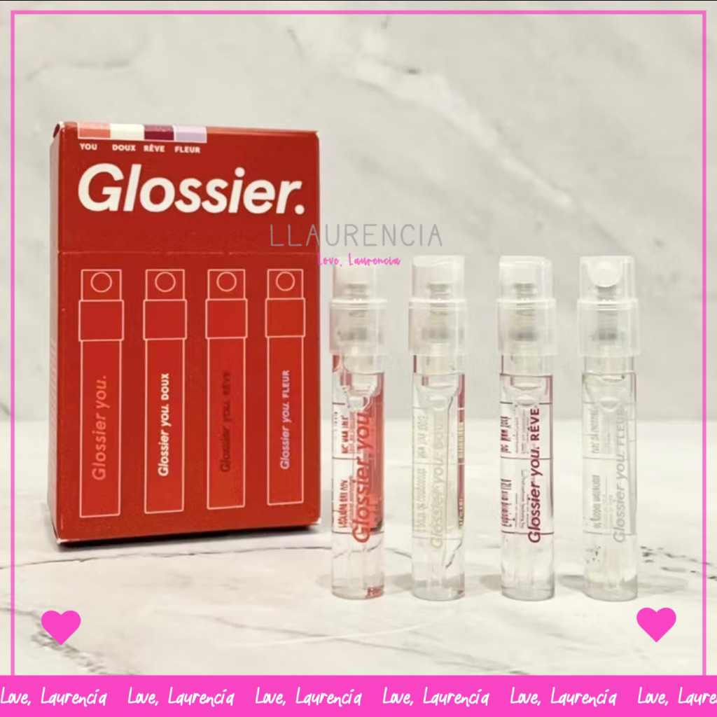 Jual Glossier You Wardrobe Perfume Sampler Set / discovery sample you ...