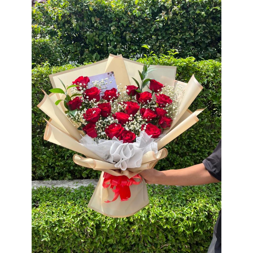 Jual Buket Medium Bunga Asli || Fresh Flower || Buket Wisuda || Buket ...