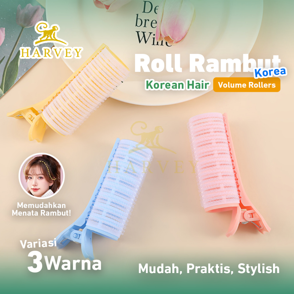 Jual Roll Rambut Jepit Ala Korea / Jepit Roll Styling Rambut / Jepit ...