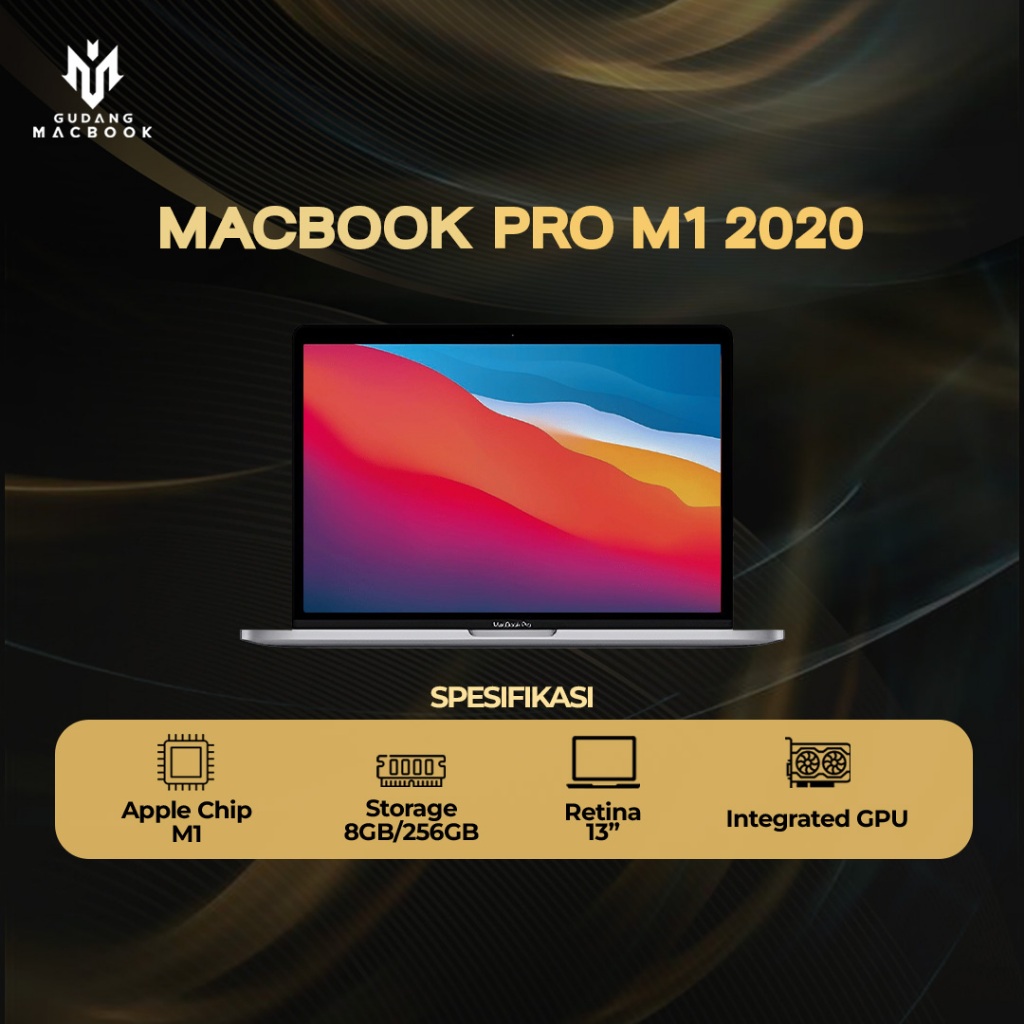 Jual Macbook Pro M1 2020 Ram 8GB SSD 256GB 13inch Best Performa ...