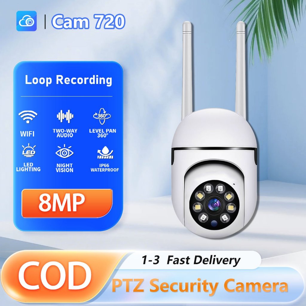 Jual CCTV Cam720 Full HD Outdoor Pelacakan Manusia Englihatan Malam PTZ ...