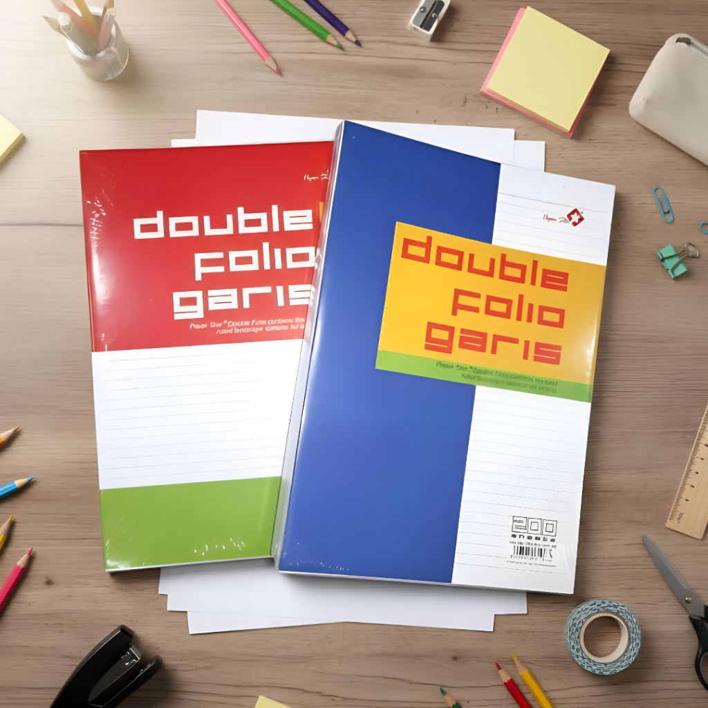 Jual [PAPER STAR] DOUBLE FOLIO GARIS 100 200 SHEETS | KERTAS FOLIO ...