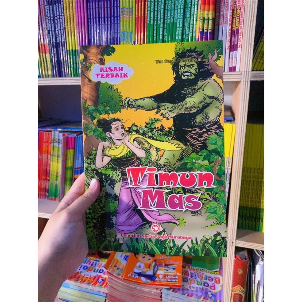 Jual Buku cerita rakyat Indonesia keong mas timun mas asal mula danau ...