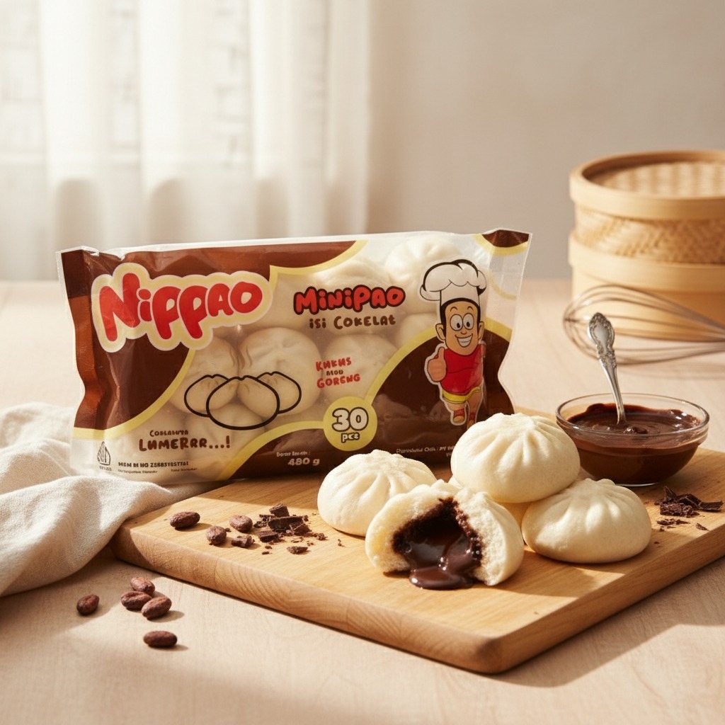 Jual Nippao Bakpau Mini Coklat @30 | Shopee Indonesia