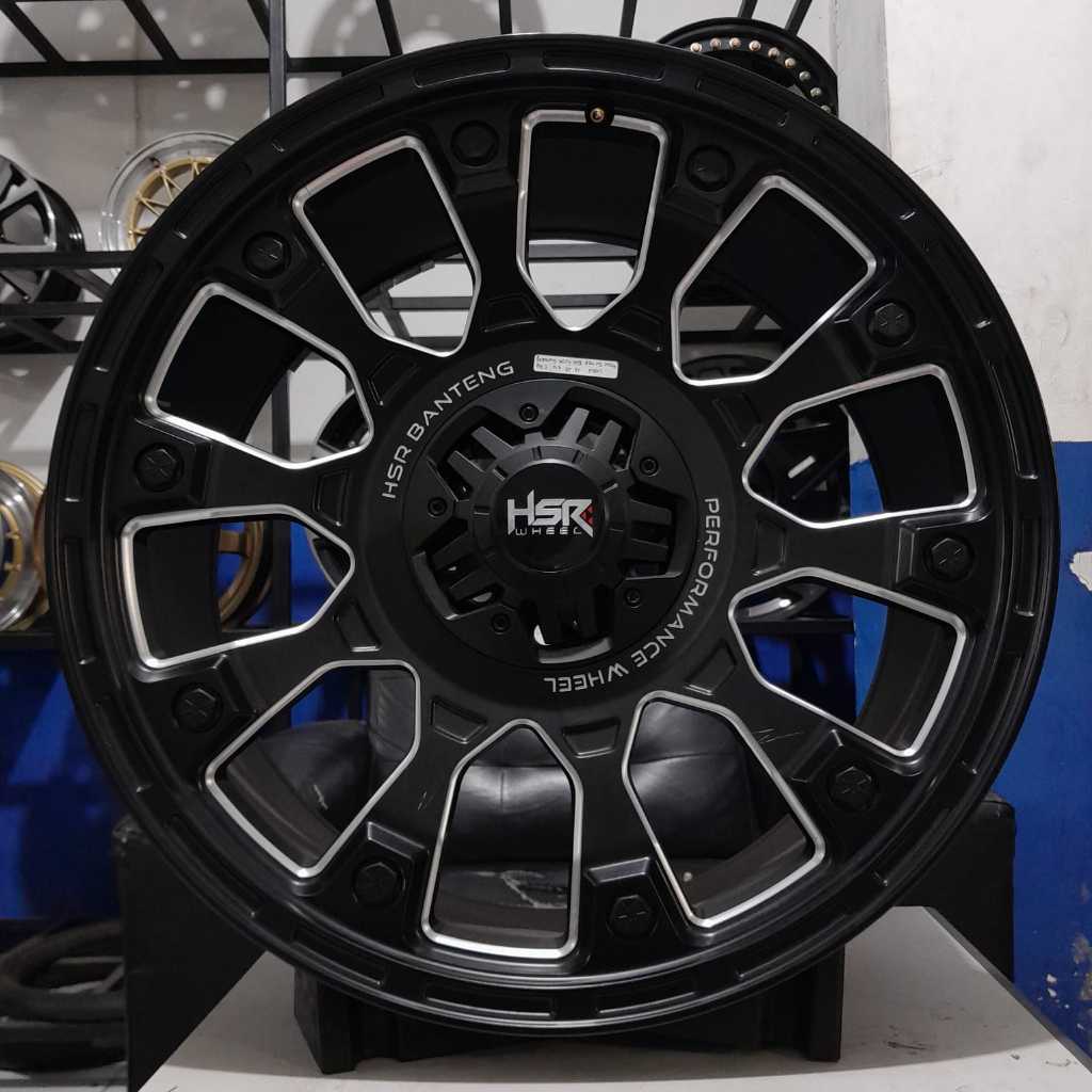 Jual Velg Mobil Racing Original HSR Banteng R18 Baut 5 Model Semi ...