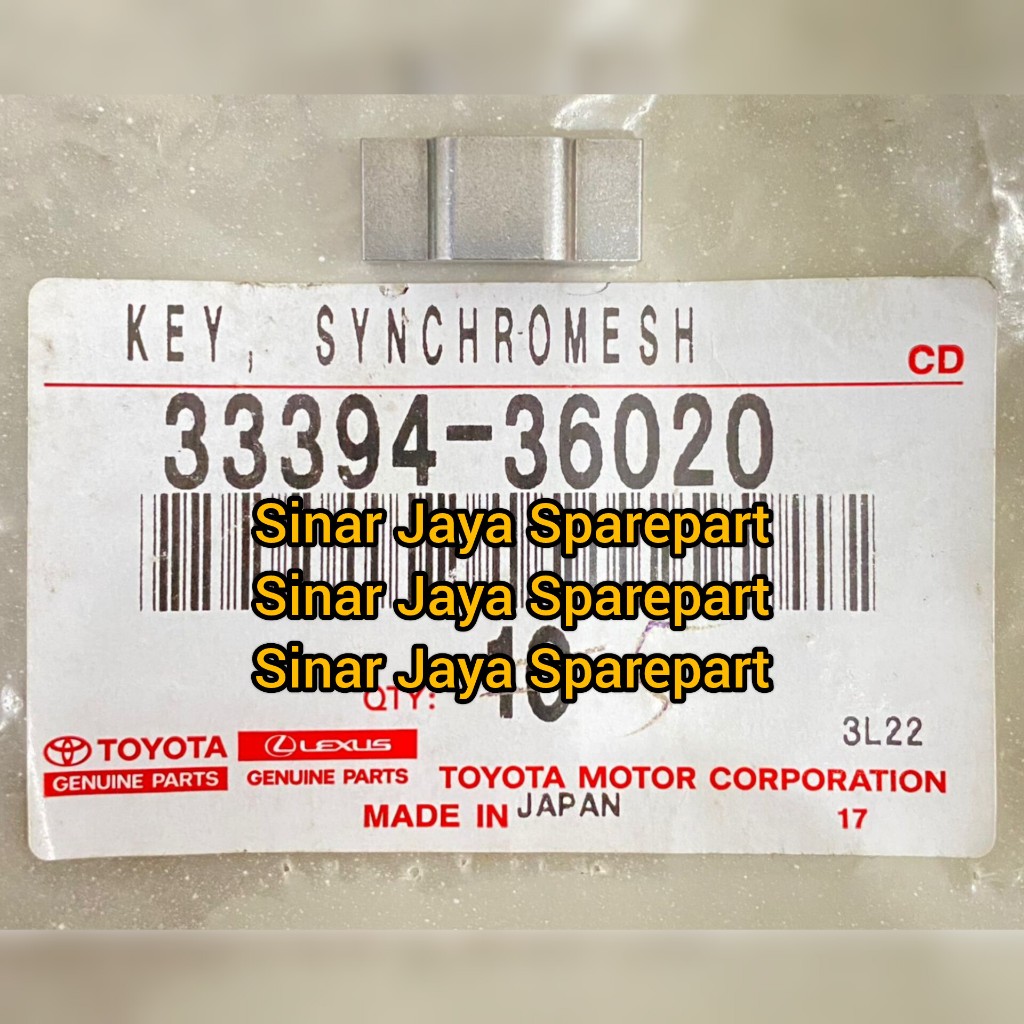 Jual Key Sinkromis Gigi 4 & Gigi 5 Toyota Dyna 14B 115PS 115ET 115ST ...