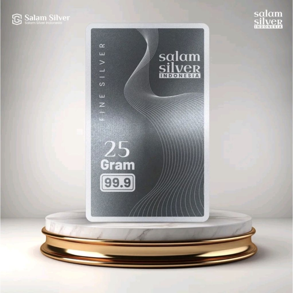 Jual Salam Silver Fine Silver Bar Perak Batangan asli murni | Shopee ...