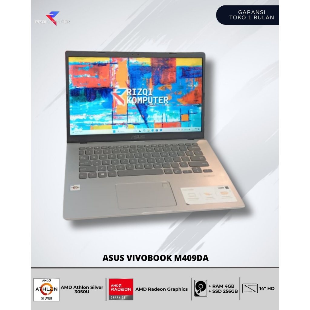 Jual Asus VivoBook M409DA AMD Athlon Silver 3050u Ram 4GB SSD 512GB ...
