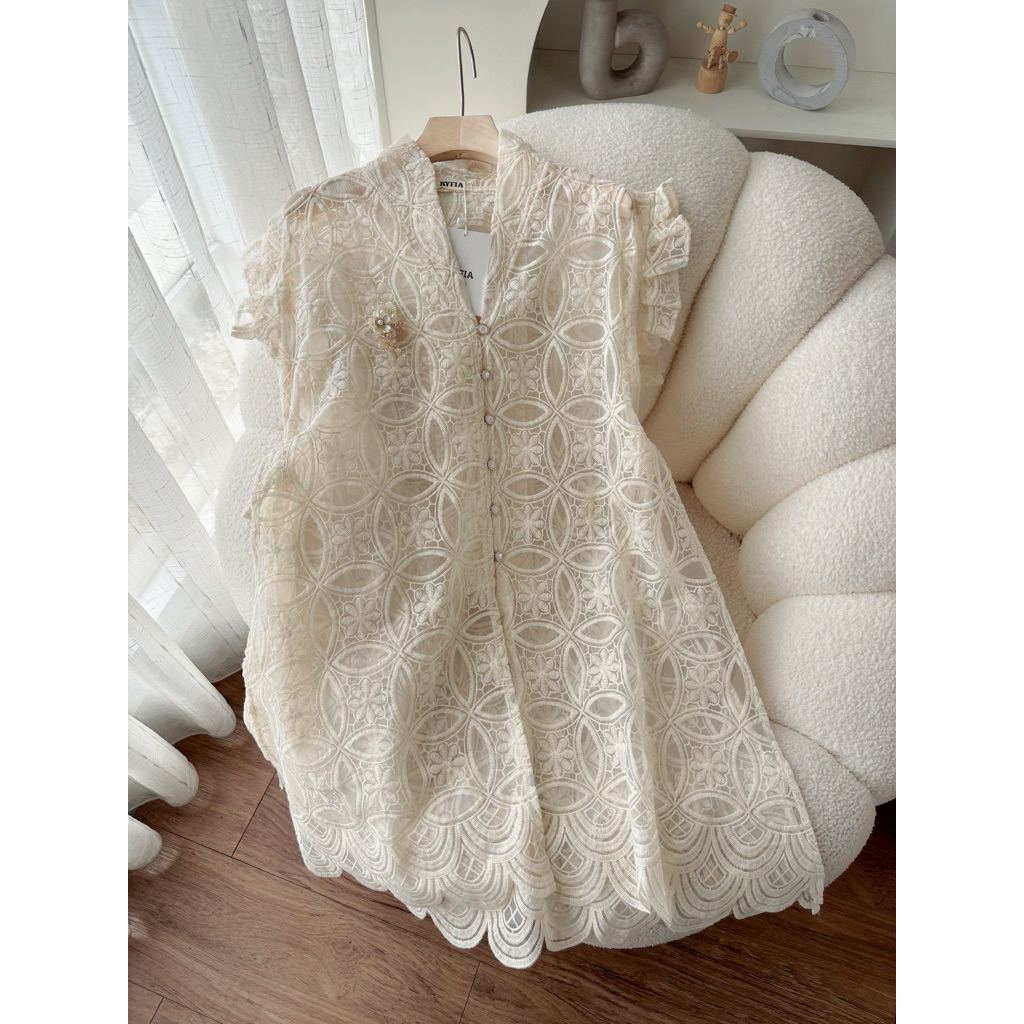 Jual BYFIA Vest Kanava Series / Atasan Brocade Wanita Terbaru / Vest ...