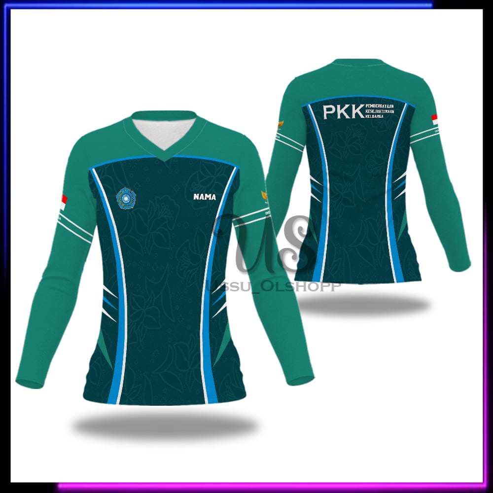 Jual Baju PKK Nasional Seragam Batik PKK Lengan Panjang Kaos Jersey ...