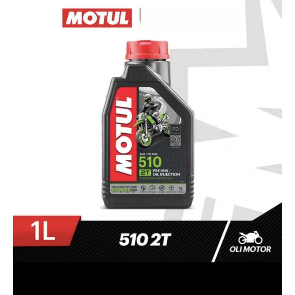 Jual Motul Oil 510 2T 12X1L Engine Technosynthese 1 DUS x 12 botol ...
