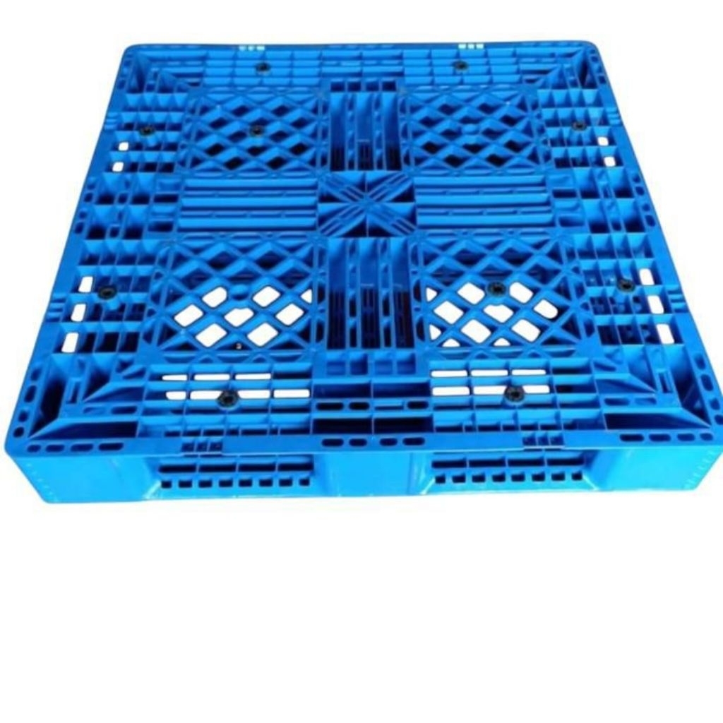 Jual pallet plastik uk 110x110x15 biru | Shopee Indonesia