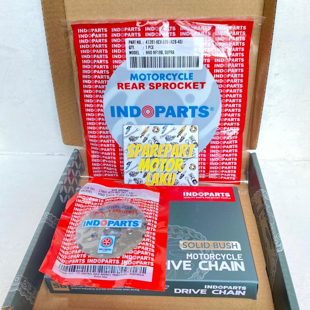 Jual girset / gear rantai set KEV Supra X Supra Fit Lama INDOPART ...