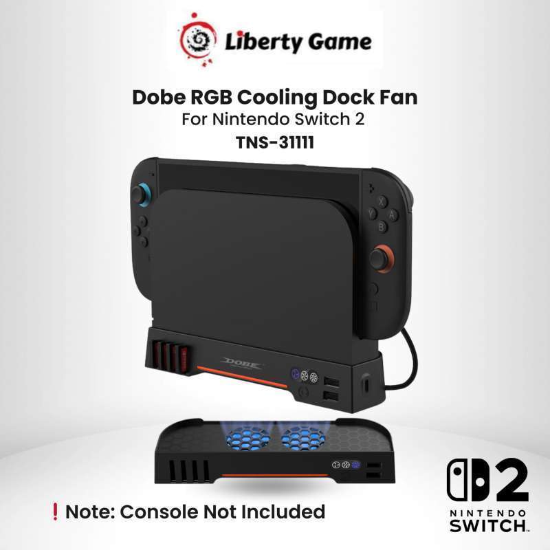 Jual Dobe RGB Cooling Dock Fan for Nintendo Switch 2 / Kipas Pendingin ...