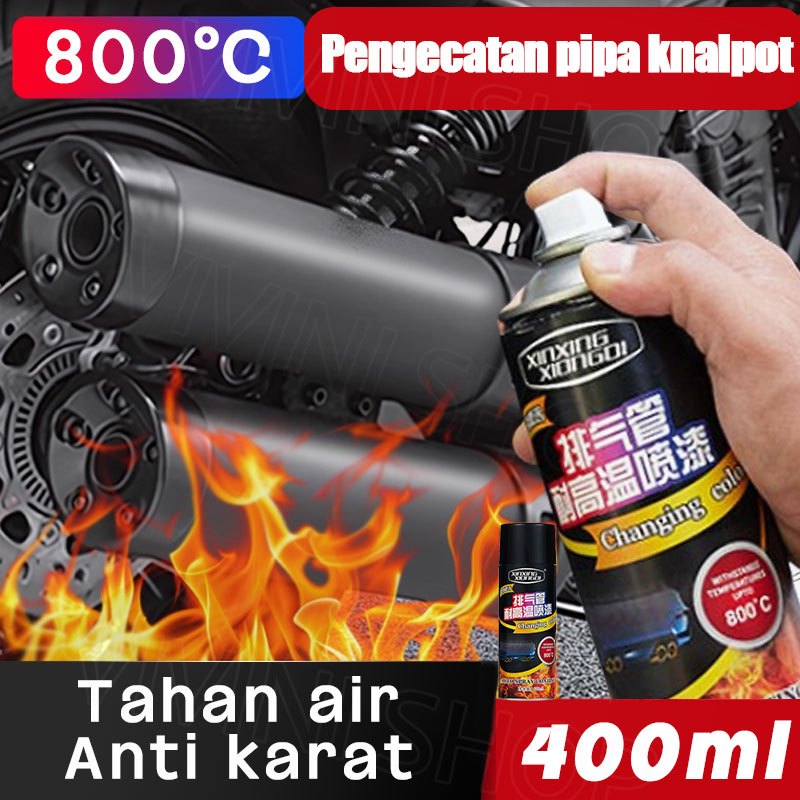Jual Cat Semprot Tahan Panas Knalpot Cat Anti Panas Hitam Cat Motor ...