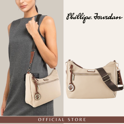 Jual Phillipe Jourdan Balnes Tas Selempang Wanita Cream (Nylon ...