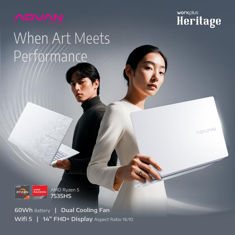 Jual NEW LAUNCH - ADVAN WORKPLUS HERITAGE BATIK AMD RYZEN 5 7535HS RAM ...