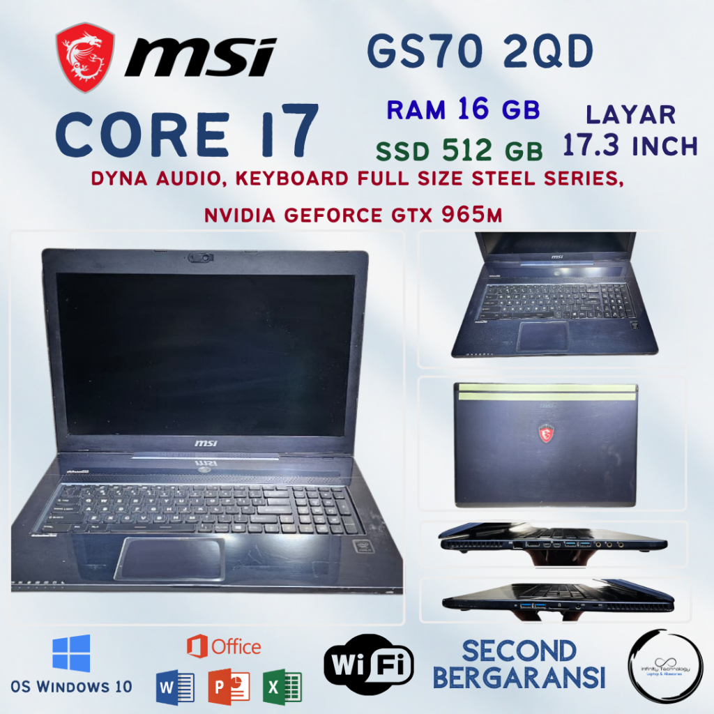 Jual Laptop Notebook Kuliah Sekolah Core i7 i5 i3 Ram 8 Gb SSD 256 GB ...