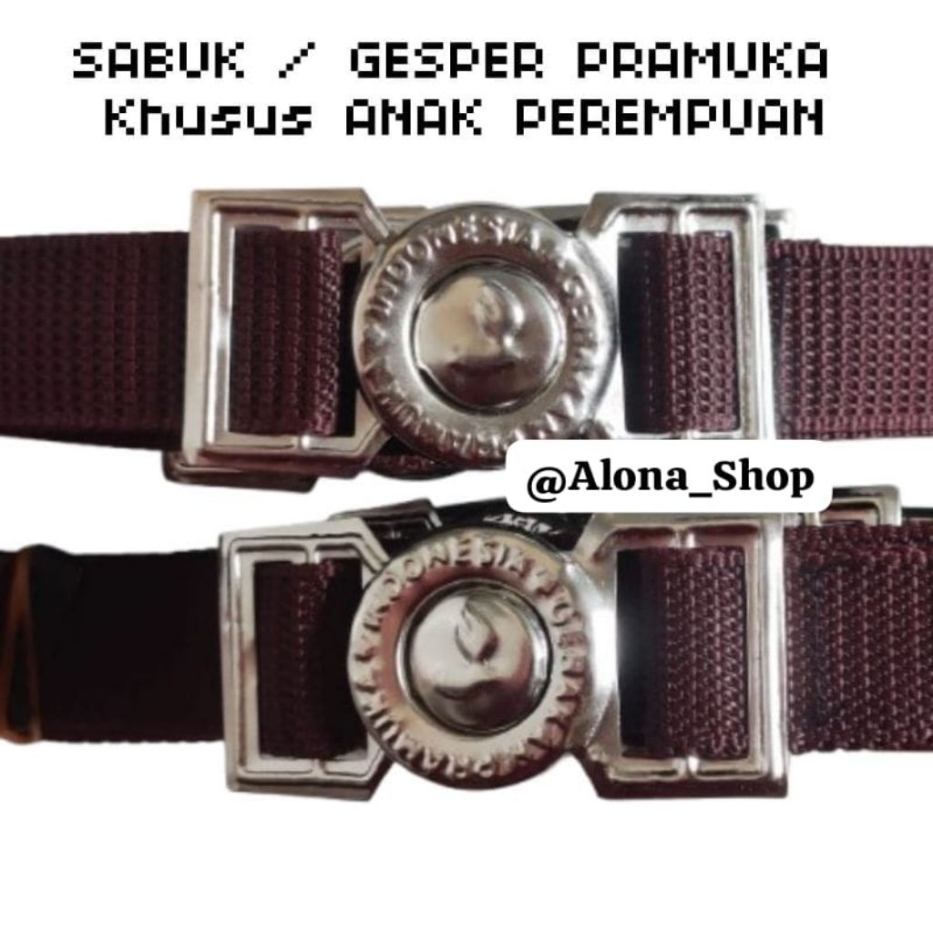Jual SABUK / GESPER / IKAT PINGGANG PRAMUKA KHUSUS ANAK PEREMPUAN ...