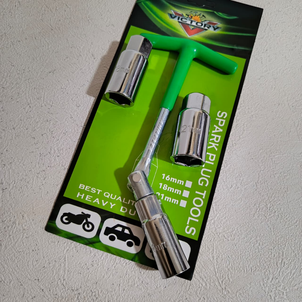 Jual Kunci Busi Fleksible 3 In1 Mata Shock Sok Busi 16 18 Dan 21 mm ...