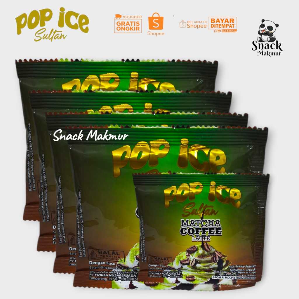 Jual POP ICE SULTAN POP ICE VIRAL RASA MATCHA COFFE HARGA PER 5 PCS ...