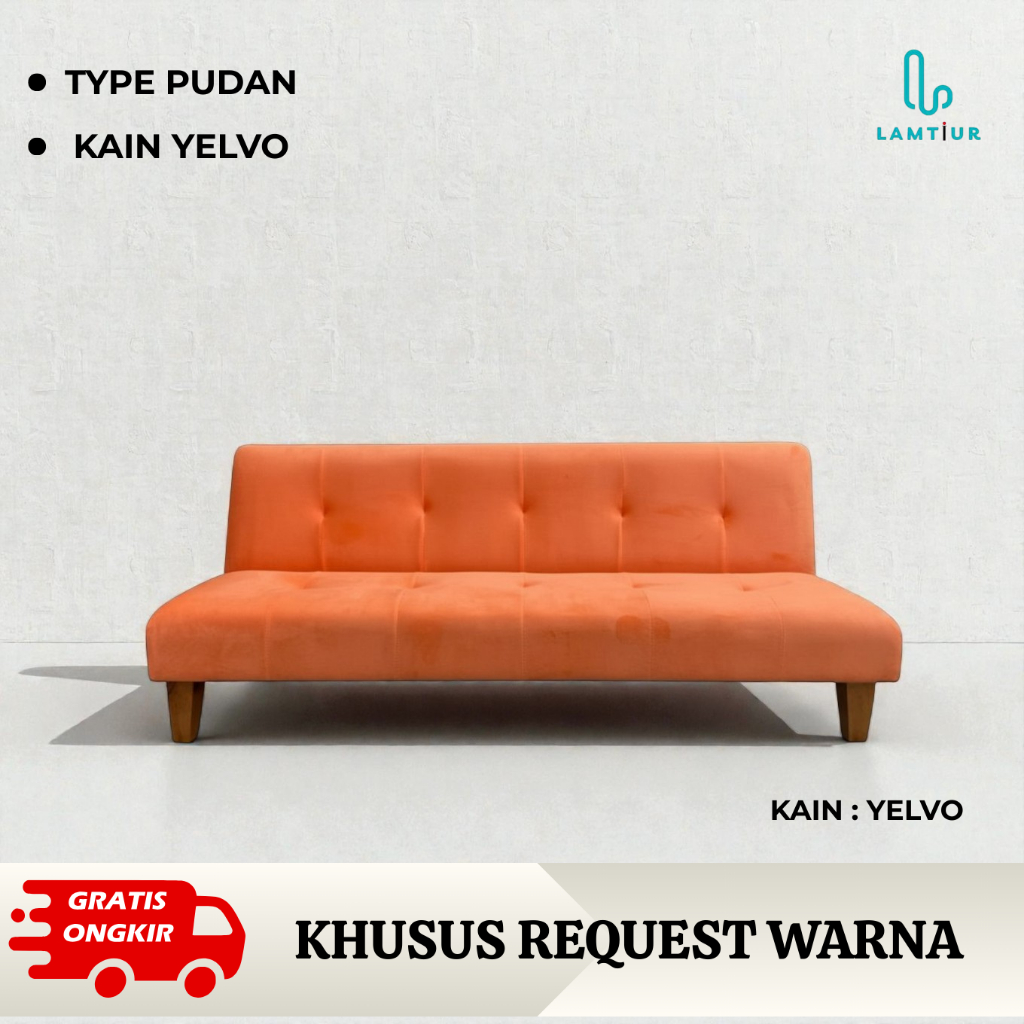 Jual Sofa Bed Minimalis Modern Type Pudan - Sofa Lipat Serbaguna Kursi ...