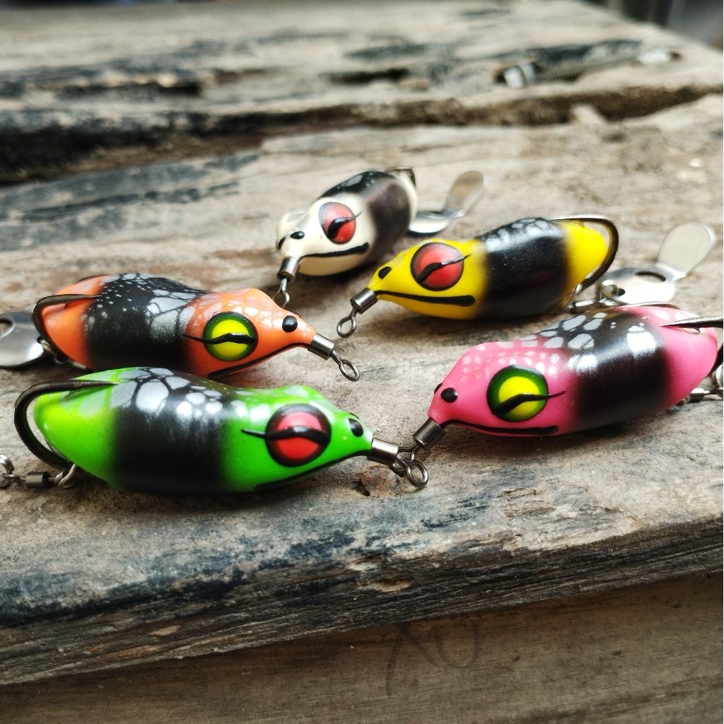 Jual Umpan Soft Frog Blade Rasa Jaws 4cm 5gr | Umpan Casting Gabus ...